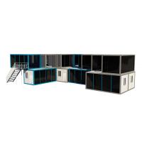 China 3m Flat Pack Container Shed Prefab Flat Roof House for sale