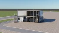 China 2 Bedroom  1 Bedroom Flat Pack Shipping Container Homes  20' 40' for sale