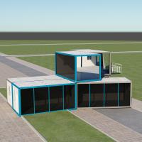 China Duplex Flat Pack Container House Easy Assemble for sale