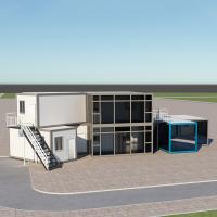 China Container Flat Pack Accommodation Units temporary for sale