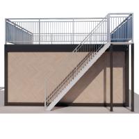 China Customized Fast Fast Assembly Container House Manufacturer With Stairs for sale