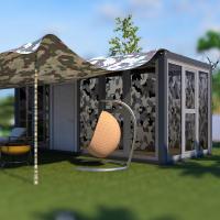 China Living Modular Office Home 40ft Flat Pack Containers House Prefabricated for sale