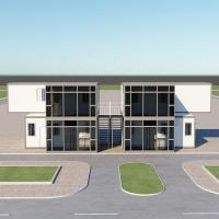 China 4 Bedroom 2 Bedroom 3 Bedroom Flat Pack House Manufacturer for sale