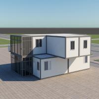 China 4 Bedroom 2 Bedroom 3 Bedroom Flat Pack House Manufacturer for sale