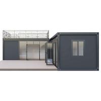 China Assembly Container ZCS With Floor To Ceiling Glass Guardrail Platform for sale
