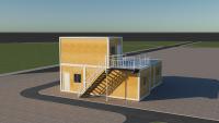 China 3 Bedroom 2 Bedroom Foldable Container House Factory for sale