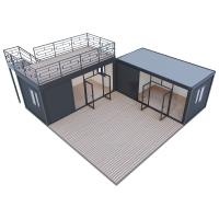 China Prefab Fast Assembled Modular Container House For Staff Dormitory Building for sale