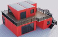 China Economical Modular Quick Assembly Prefab Container House For Sale for sale