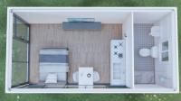China Modular Custom Glass Wall Quick Fast Assembly Container House for sale