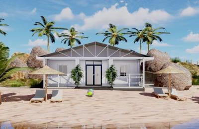 China Modular Big Seaside Villa Prefab Container Homes For Sale for sale