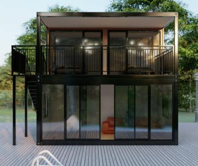 China Economical Modular Containers Take Stairs 3 Bedroom Plan Frame Quick Assemble for sale