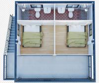 China Economical Modular Containers Take Stairs 3 Bedroom Plan Frame Quick Assemble for sale