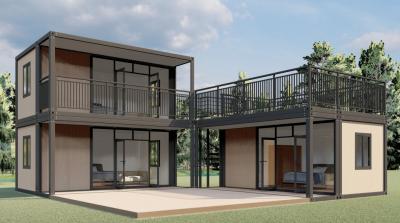 China Single Family Quick Assembly Prefab Container Homes Support Customization for sale