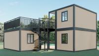 China Single Family Quick Assembly Prefab Container Homes Support Customization for sale