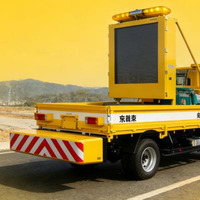 China 96kg Extendable Aluminum Attenuator Truck Crash System with Flash Lamps and Reflective Film for sale