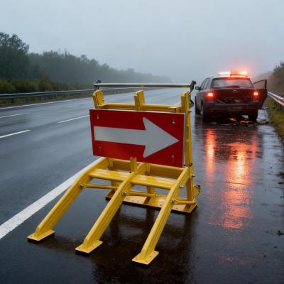 China Welding Electrostatic Spraying Mobile Vehicle Barrier For Restricted Area for sale