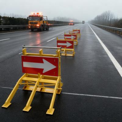 China Crash Tested Controlled Way Vehicle Safety Barriers Collapsible for sale