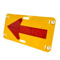 China 800×400×10mm LED Arrow Board with Electrostatic Spraying - 3KG Traffic Safety Sign with 3 Lighting Modes for sale