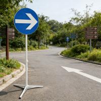 China 3KG Aluminum 3M Film Reflective Road Signs Manual Adjustment for sale