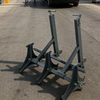 China 60kg Iron Y Type Anti-Terrorism Security Wedge Barrier - Mobile Vehicle Interceptor with Wheel Design for sale