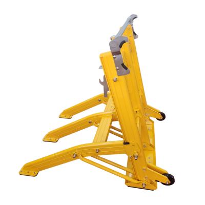 China 25kg Lightweight Foldable Anti Ram Vehicle Barrier with High-Visibility Engineering Yellow for Traffic Safety for sale