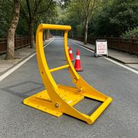 China Lightweight Foldable Vehicle Security Barrier with Electrostatic Spraying for Urban Road Safety for sale