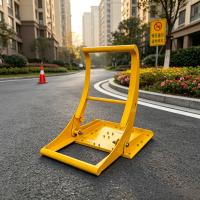 China Anti Ram Vehicle Barrier with Foldable Design and Electrostatic Spraying for Urban Roads for sale