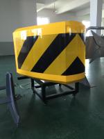 China Aluminum Alloy Honeycomb Crash Cushion Barrel HSK-100 | 1012mm Width | 80km/h Impact Rated Traffic Safety Barrier for sale