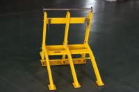 China Aluminum Detachable 25KG Anti-Ram Vehicle Barrier with 10cm Wheels and Foldable 400mm Storage Height for sale