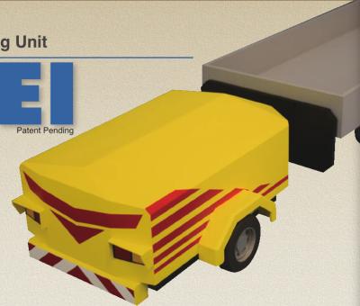 China Aluminum Alloy 700kg Crash Cushion Vehicle for sale
