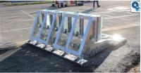 China Musashi 165kg Security Wedge Barrier for Highway Work Sites - 70km/h Impact Tested, 36m Stopping Distance for sale