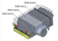 China 750kg Anti-Collision Traffic Impact Attenuator for 20-Ton Vehicles with 80km/h Impact Rating for sale