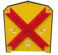 China 5052 Aluminum Warning Light Signal 470×423×130mm with 3.5m LED Strip and Dual Flash Modes for Traffic Safety for sale