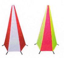 China Collapsible Iron Reflective Traffic Cone 600mm with Custom Sizes 1200mm 1800mm and Aluminum Frame Construction for sale