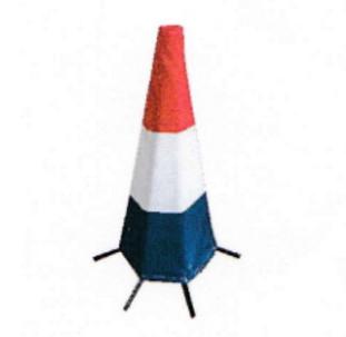 China 600mm Portable Reflective Traffic Cone - Aluminum Frame Foldable Safety Sign for Parking & Construction for sale