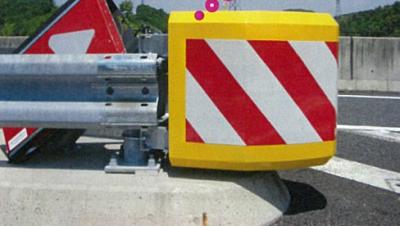 China HSK 80 Highway Crash Cushion System 1012mm Width 2800mm Length for Intersection Safety for sale