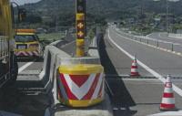 China HSK 80 Highway Crash Cushion System 1012mm Width 2800mm Length for Intersection Safety for sale