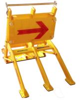 China ISO9001 25KG Modular Vehicle Barrier with Foldable Design and Dual-Wheel Mobility for Anti-Ram Security for sale