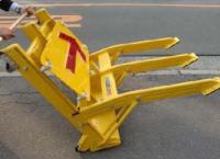 China ISO9001 25KG Modular Vehicle Barrier with Foldable Design and Dual-Wheel Mobility for Anti-Ram Security for sale