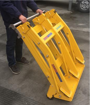 China 25KG Folding Parking Barrier - Aluminum Vehicle Interceptor with 40KM/H & 60KM/H Impact Ratings for sale