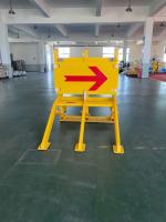 China 25kg Mobile Anti-Collision Vehicle Barrier with Aluminum Alloy Construction and Foldable Design for Parking Security for sale