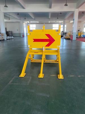 China 25kg Mobile Anti-Collision Vehicle Barrier with Aluminum Alloy Construction and Foldable Design for Parking Security for sale