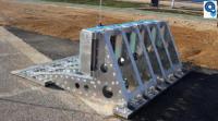 China Musashi 165kg Anti-Collision Portable Safety Barrier - 70 km/h Impact Tested with 36m Stopping Distance for sale