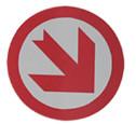 China 3KG Rotatable Aluminum Reflective Traffic Sign with 8-Directional Arrow and Height Adjustment for sale