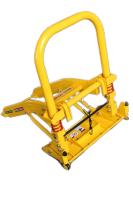 China 20KG Aluminum Folding Parking Barrier with Anti-Collision Safety System and Dual Wheel Mobility for sale