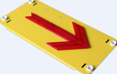 China Waterproof Red Light Collapsible LED Arrow Board with 8-Segment Design and 3 Flash Patterns for Traffic Control for sale