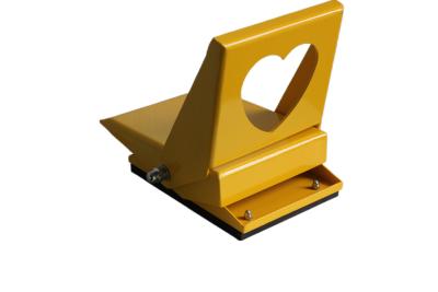 China Aluminum 4KG Rustproof Vehicle Security Lock with Anti-Skid Rubber Base for Slope Parking for sale