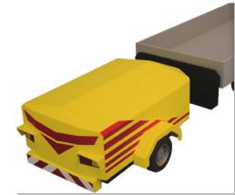 China 2878*2006*1260mm Benkei Truck Mounted Attenuator for sale