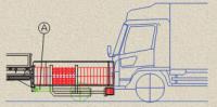 China BG20T Aluminum Alloy Vehicle Security Barrier - 750kg Rear Impact Protection for Engineering Vehicles for sale