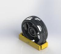 China Lightweight Yellow Electrostatic Spraying Anti-Theft Wheel Lock 5kg Set with Anti-Skid Protection for Family Cars for sale